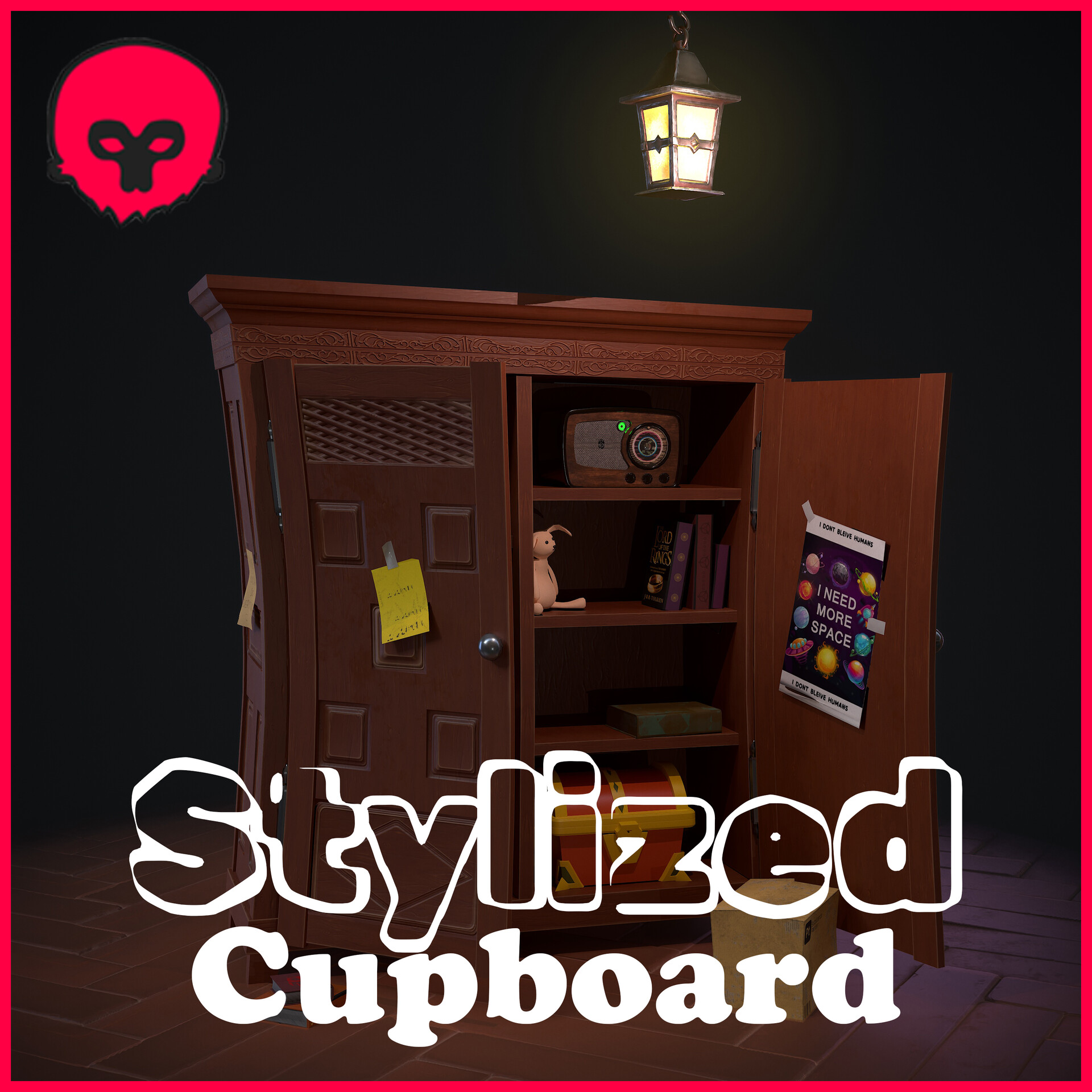 ArtStation - Stylized Cupboard