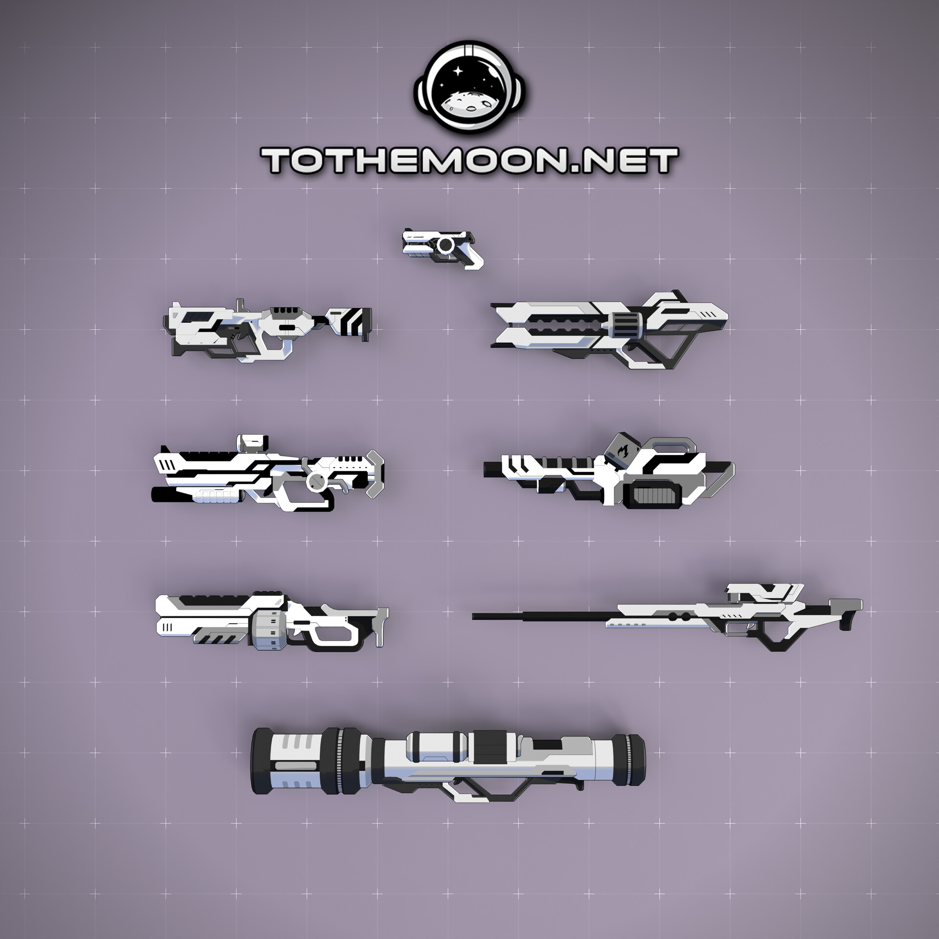 ArtStation - Weapons Set