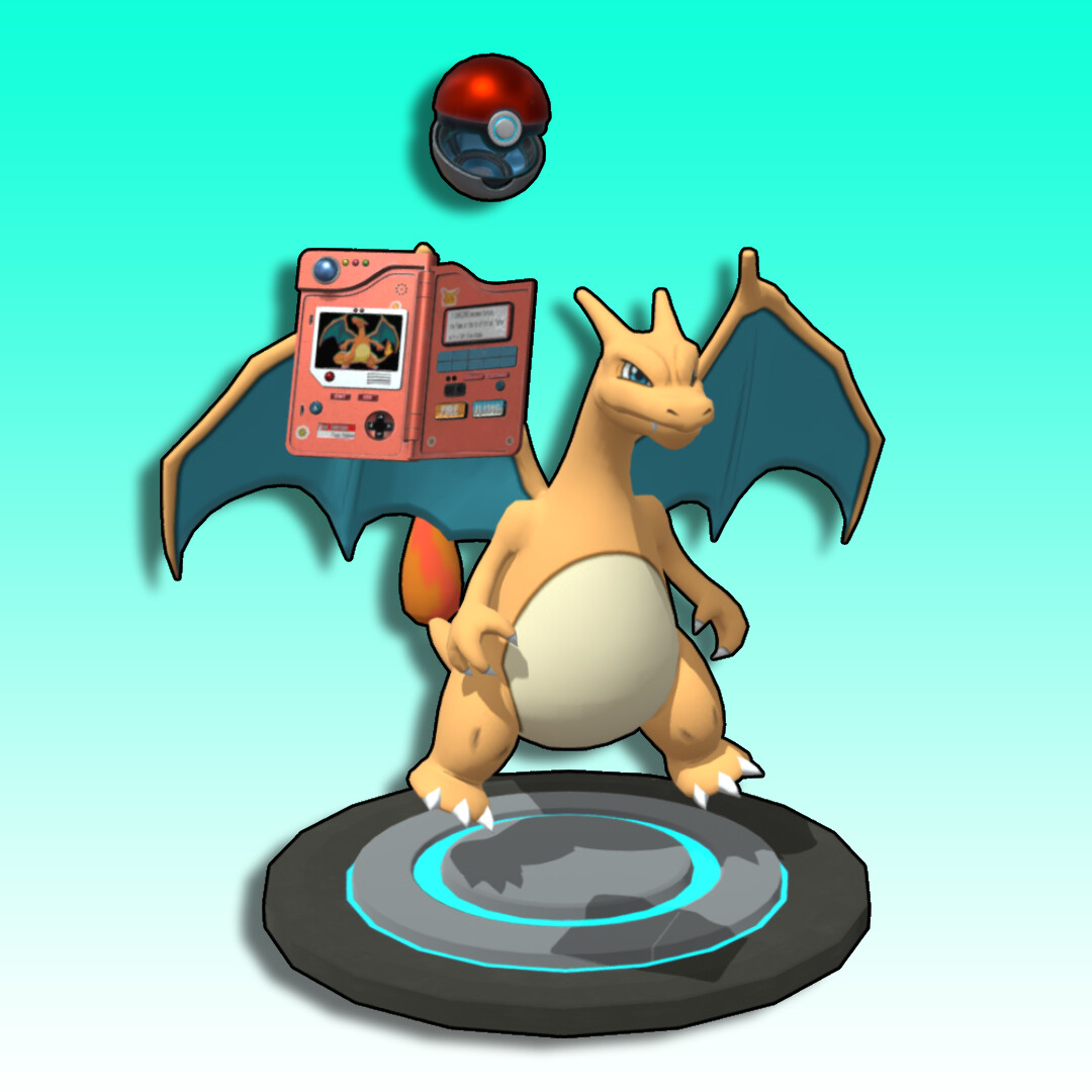 ArtStation - Charizard + Pokedex