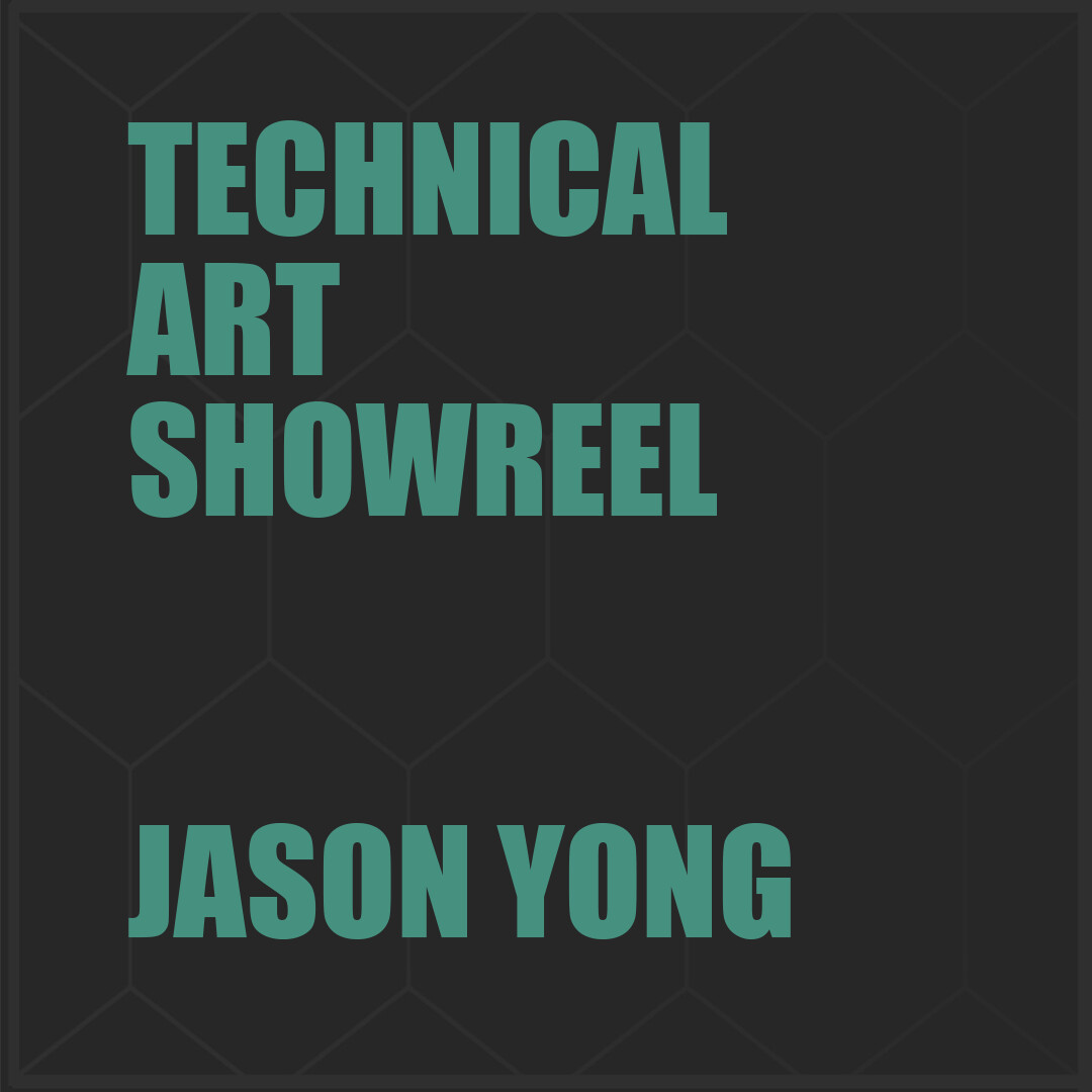 ArtStation - TECHNICAL ART SHOWREEL