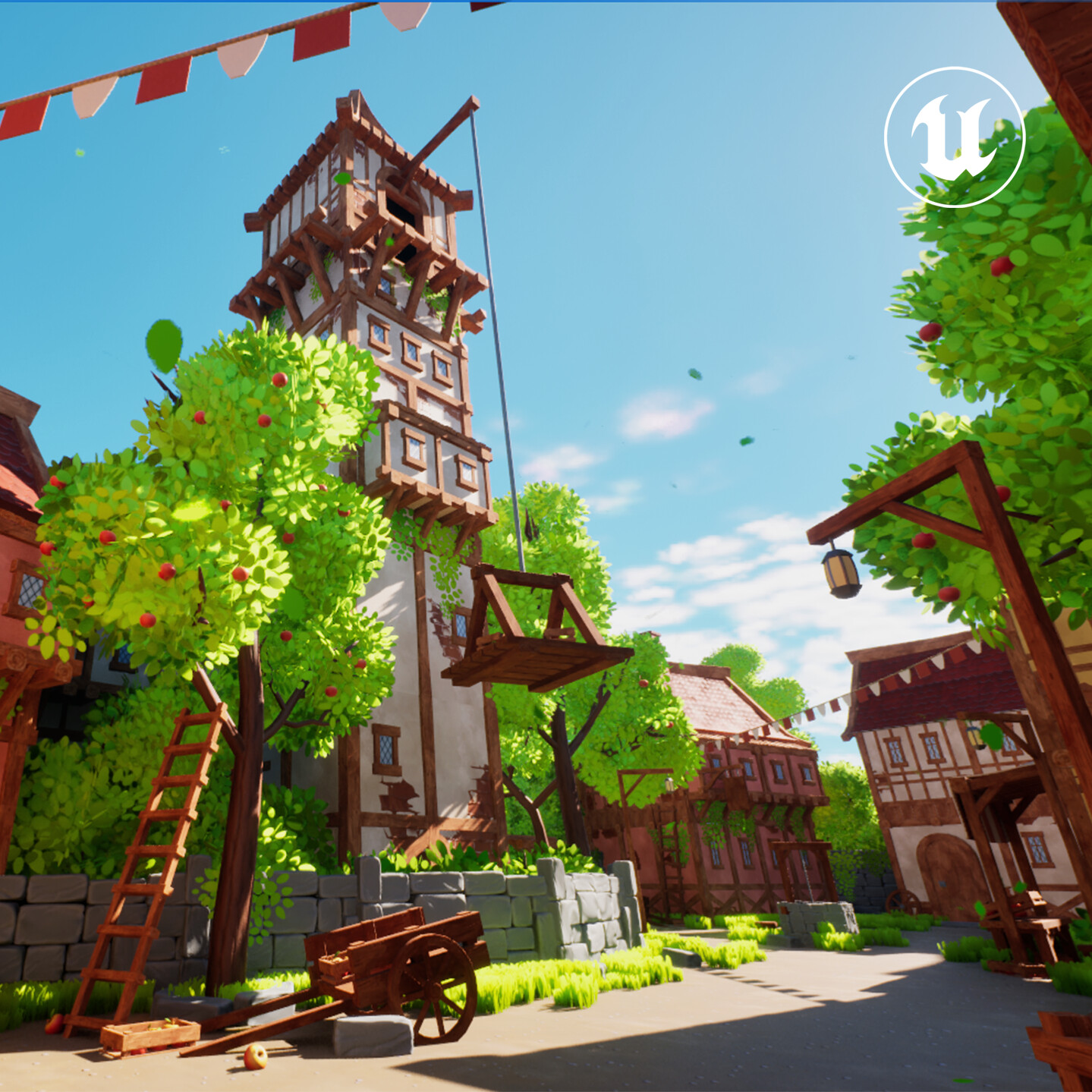 ArtStation - Stylized Modular Village