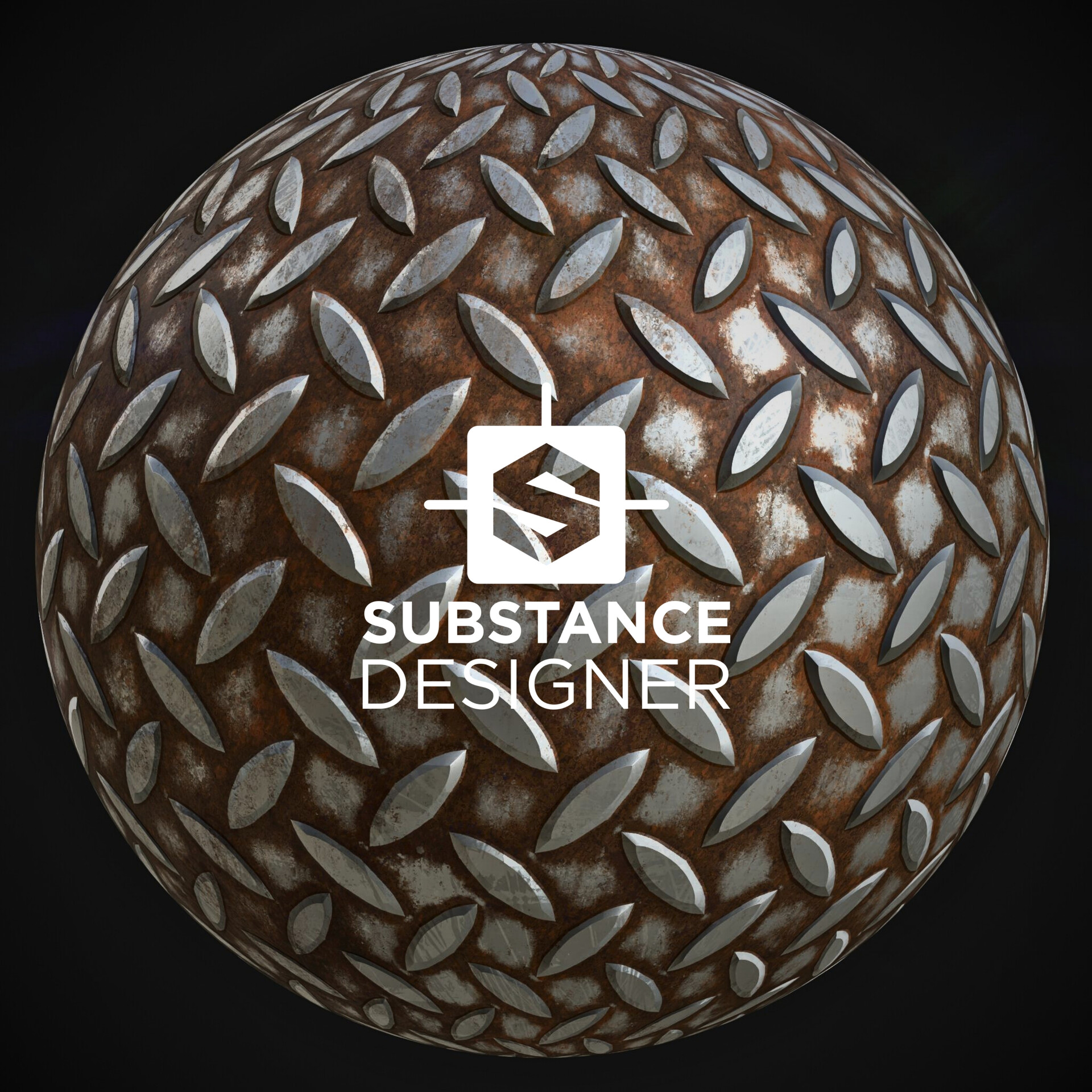 ArtStation - Rusty Metal material in Substance Designer