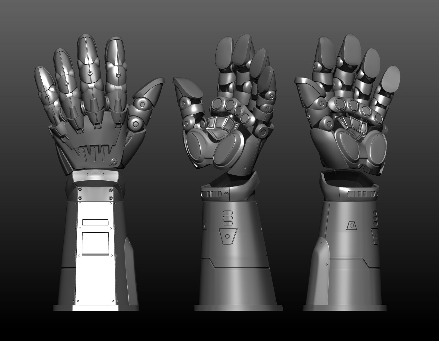 ArtStation - Stars Ship Troopers Prostetic Hand
