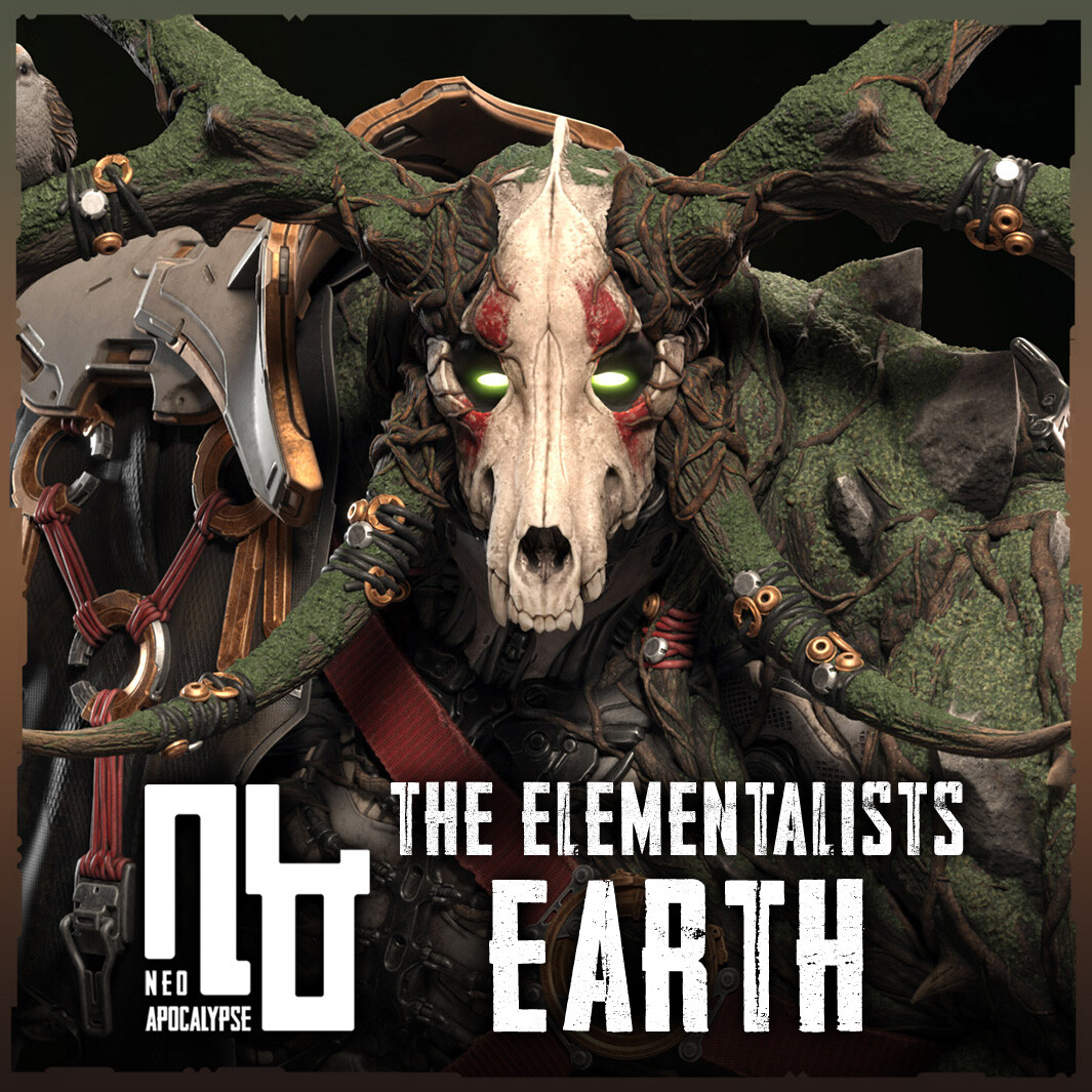 ArtStation - The Elementalists - EARTH - Guardians of the Neo ...