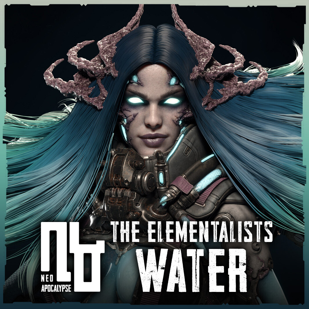 ArtStation - The Elementalists - WATER - Guardians of the Neo ...