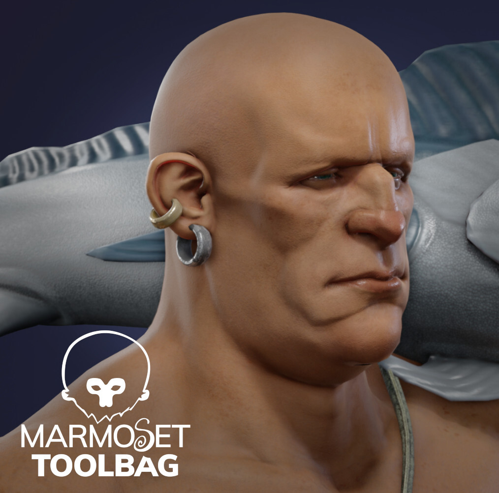 ArtStation - Spoils of the sea (Real-time game character)