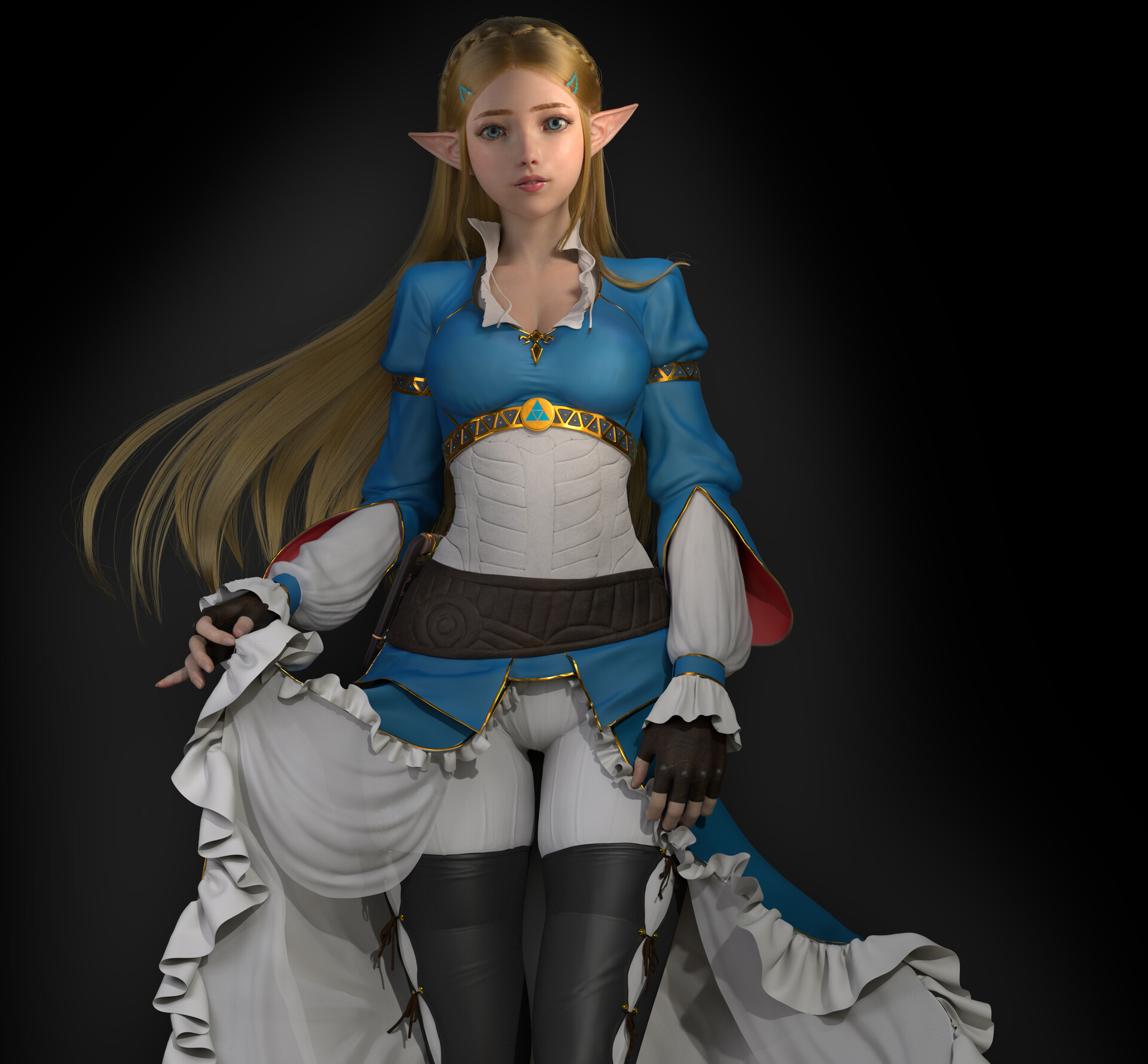 ArtStation - Princess Zelda(塞尔达公主)