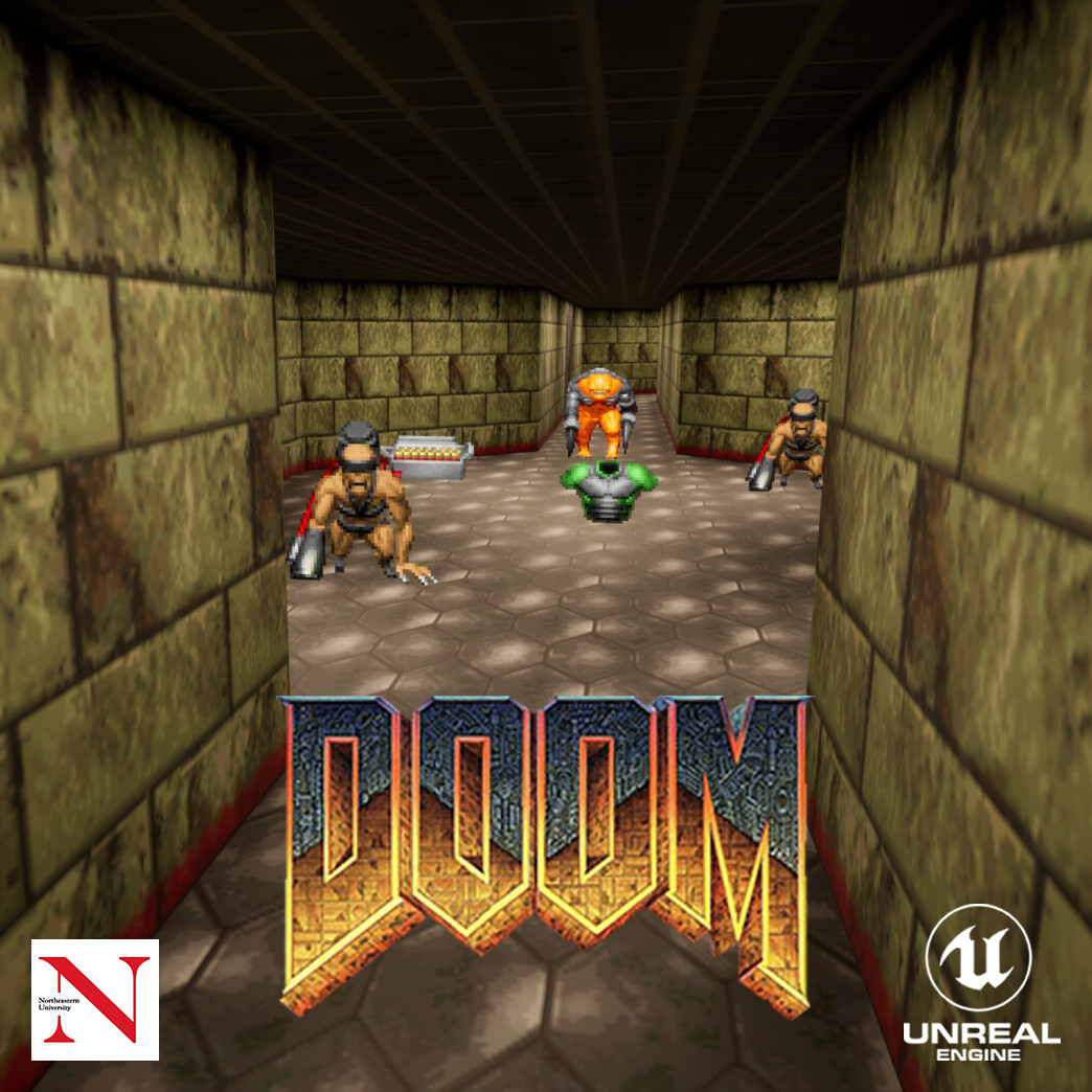 ArtStation - DOOM '93 Uni Project