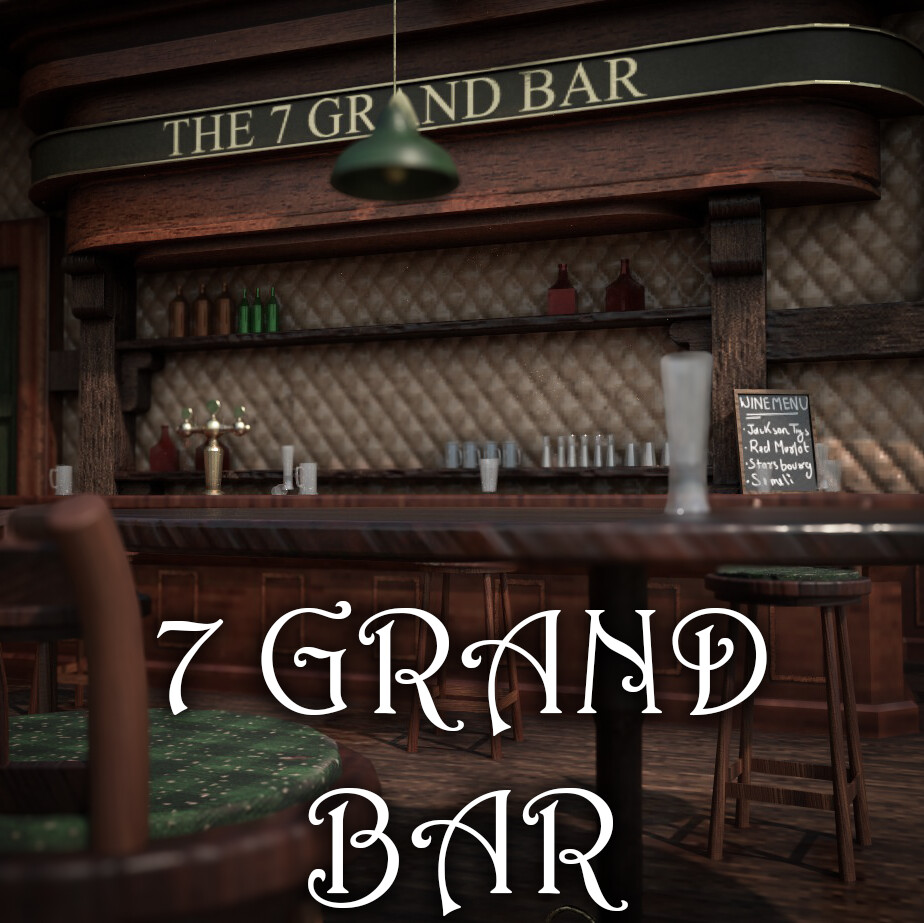 ArtStation - Bar diorama