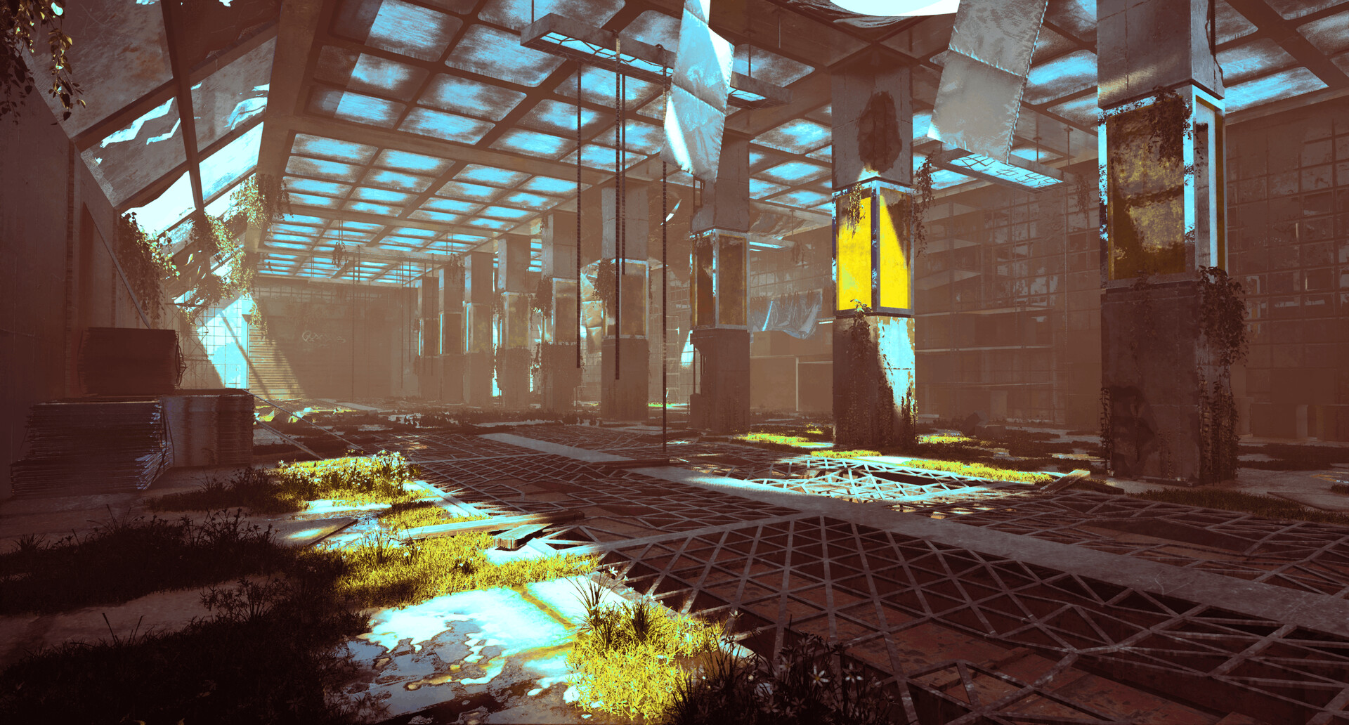 ArtStation - The Post Apotolyptic Garage