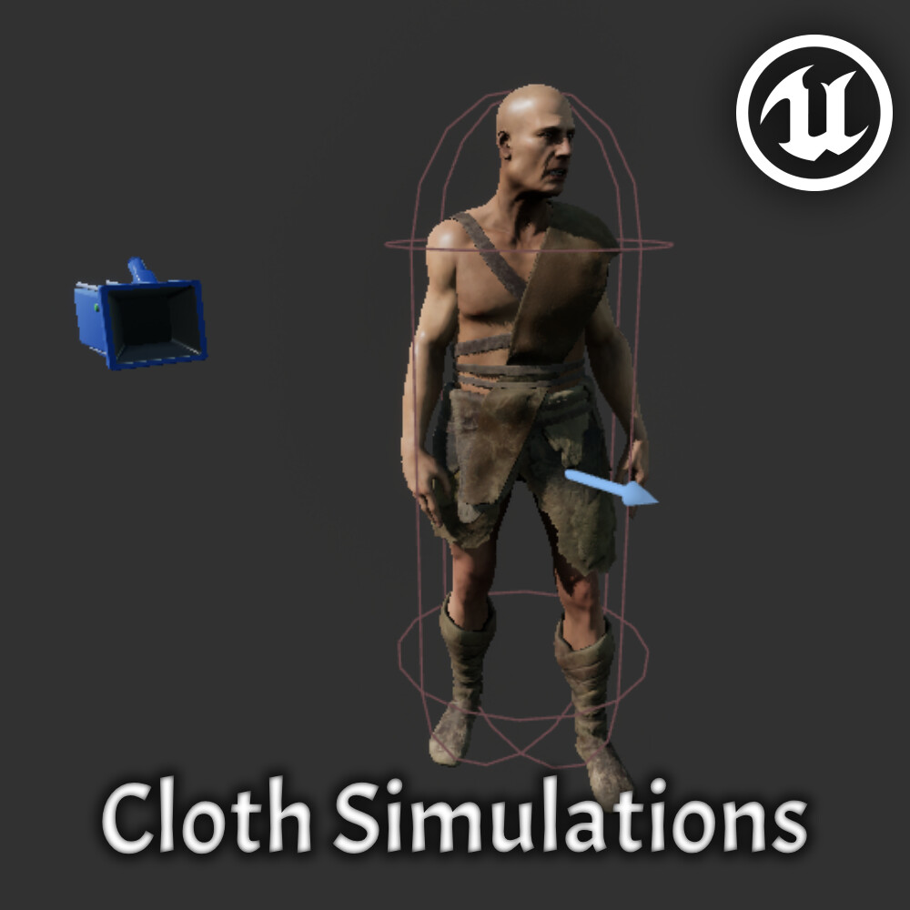 ArtStation - Unreal cloth simulations with Chaos Cloth