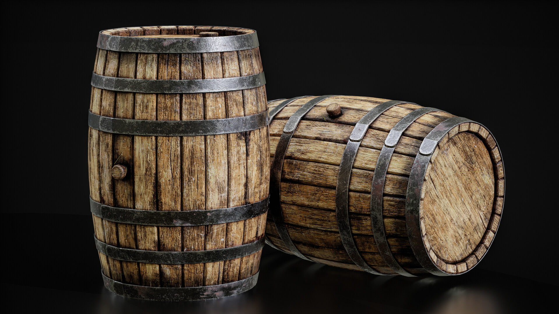 ArtStation - Whiskey Barrel