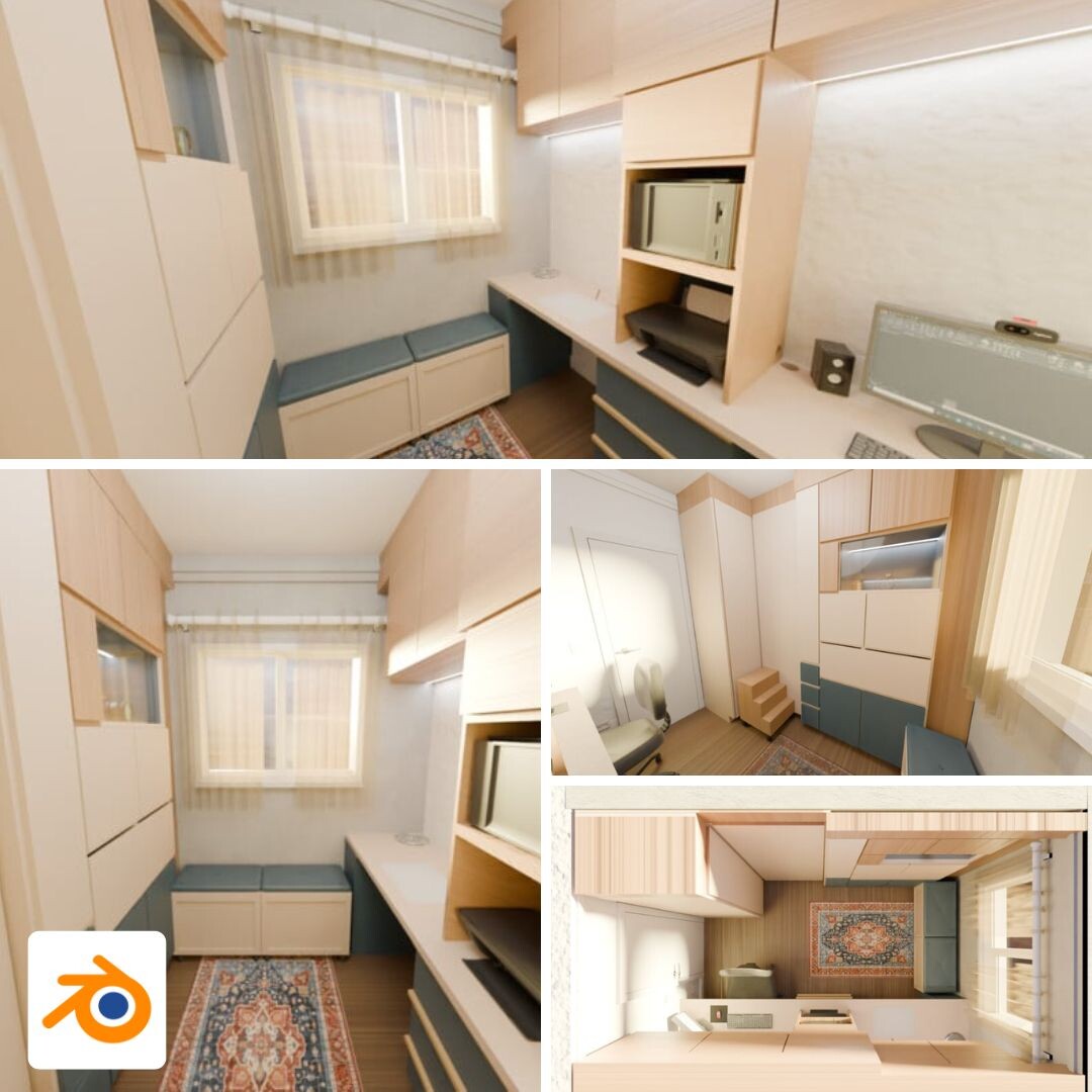 ArtStation - Falésia Home Office | 2024