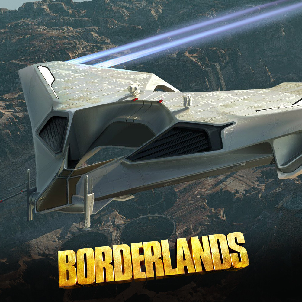 ArtStation - Borderlands A ship