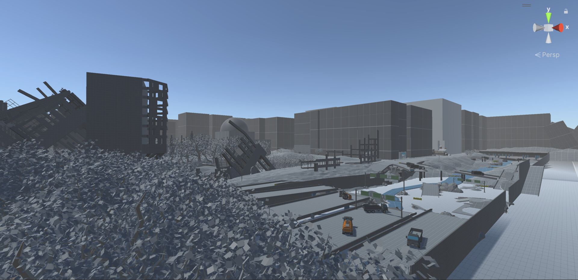 ArtStation - The Last Of Us Part 2 Level Blockout
