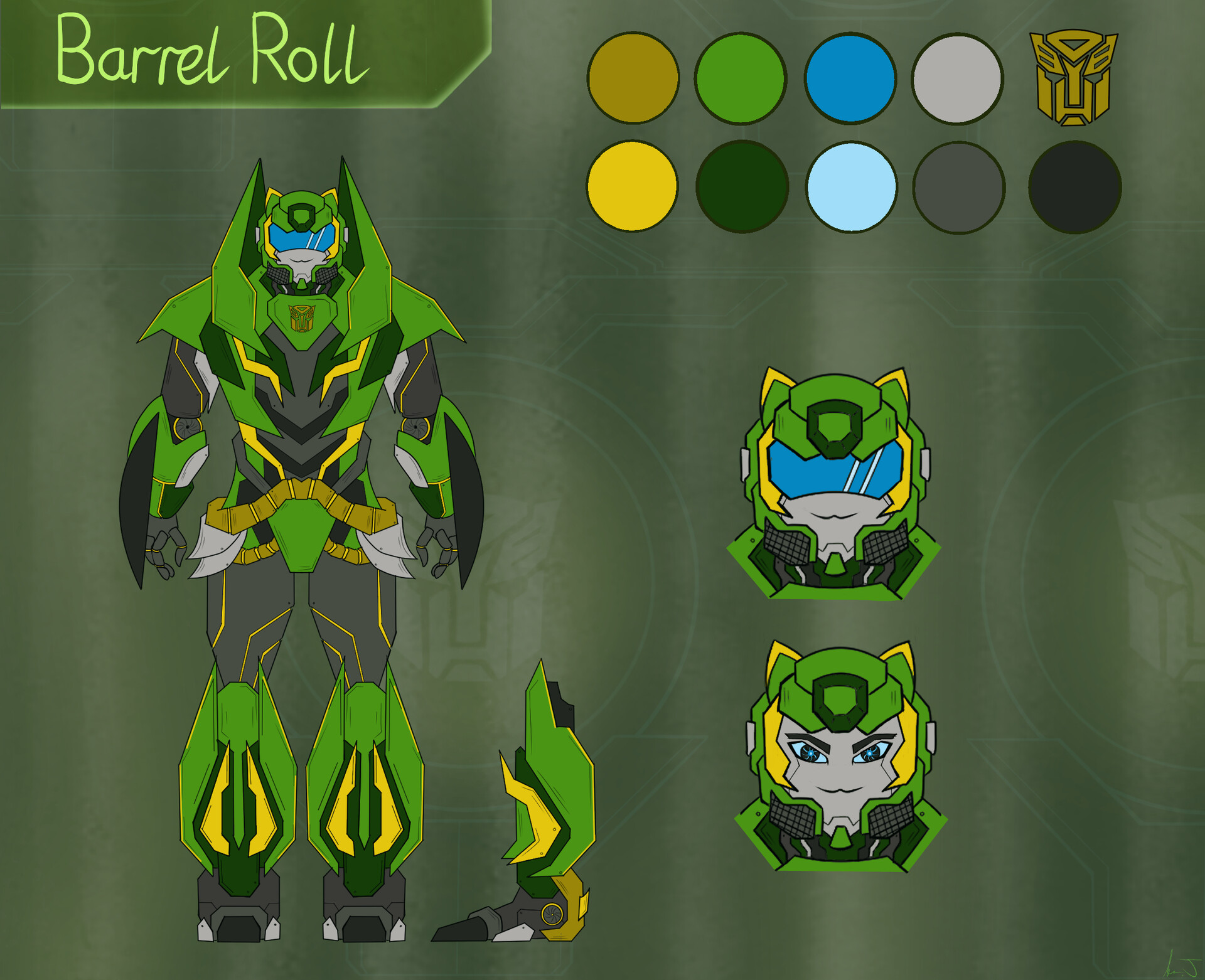ArtStation - Transformers Prime: Barrel Roll | Character Design