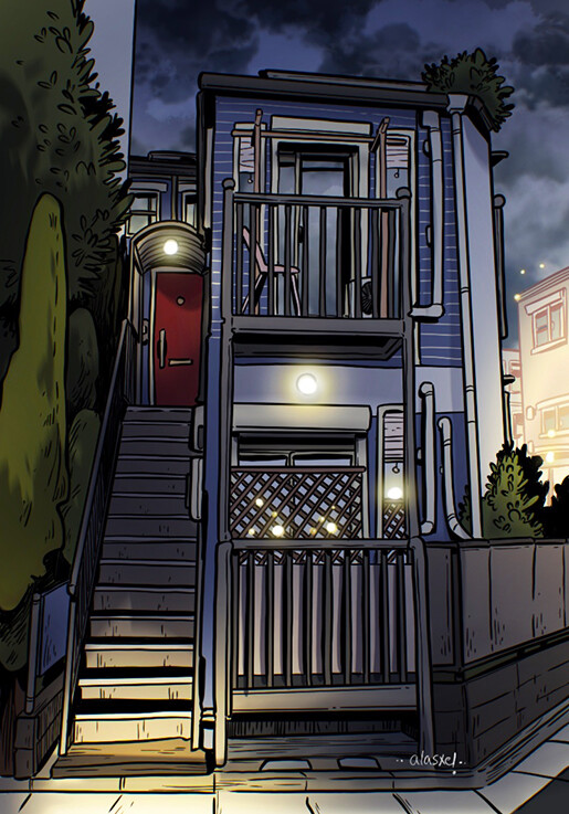 ArtStation - Webtoon Backgrounds