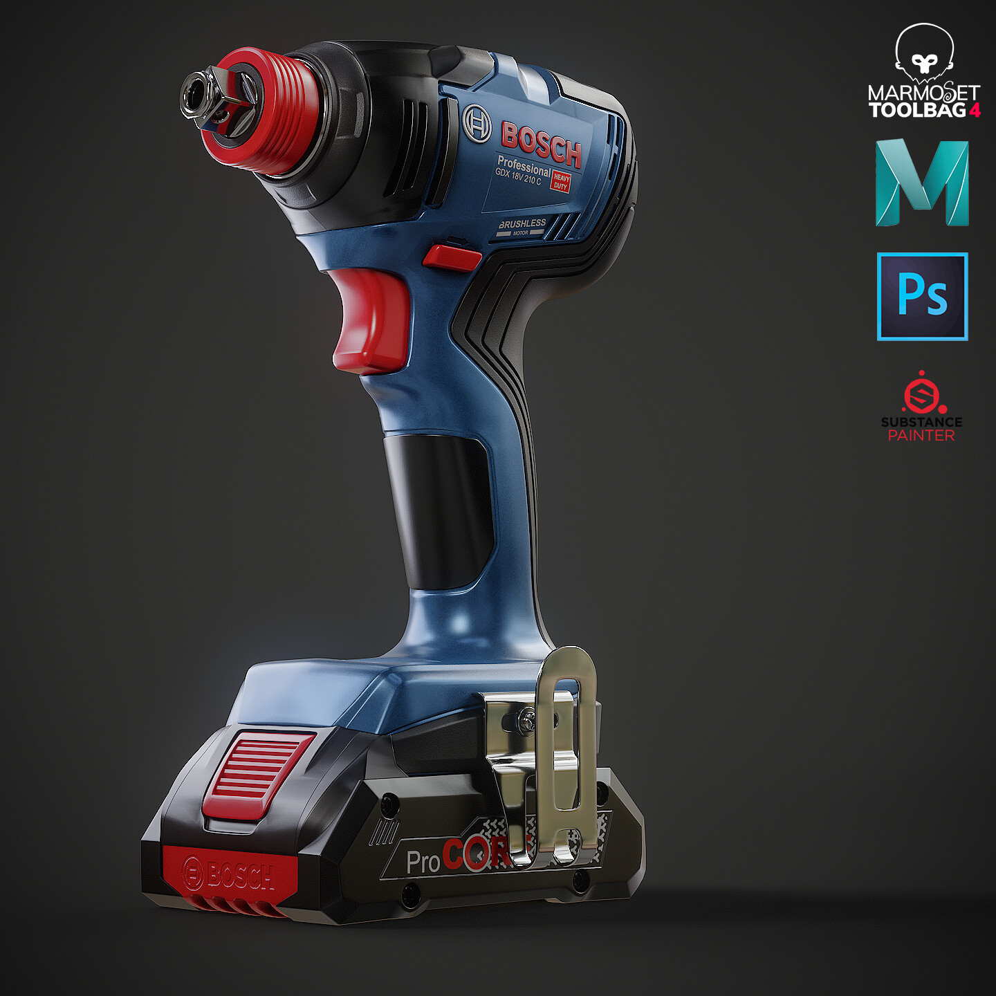ArtStation - BOESH Drill Machine