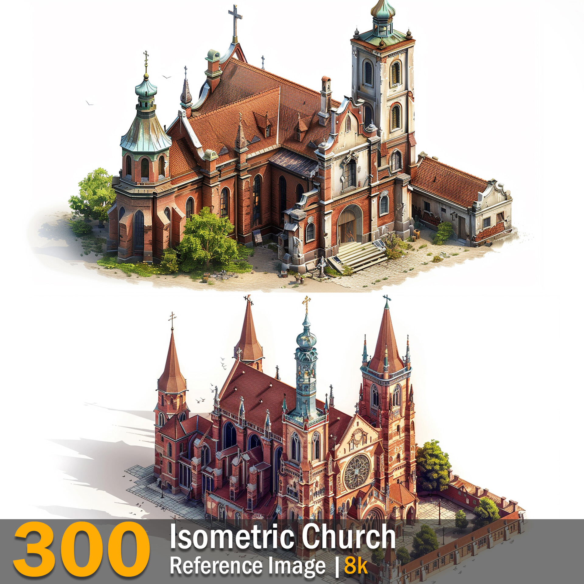 ArtStation - Isometric Church | Reference Images | 8K