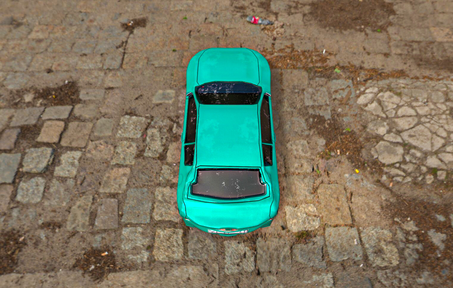 ArtStation - "Sleek Velocity: 3D Car Model"