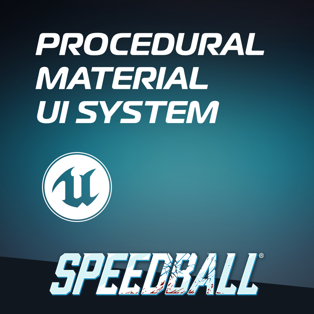 ArtStation - Procedural Material UI System - Speedball