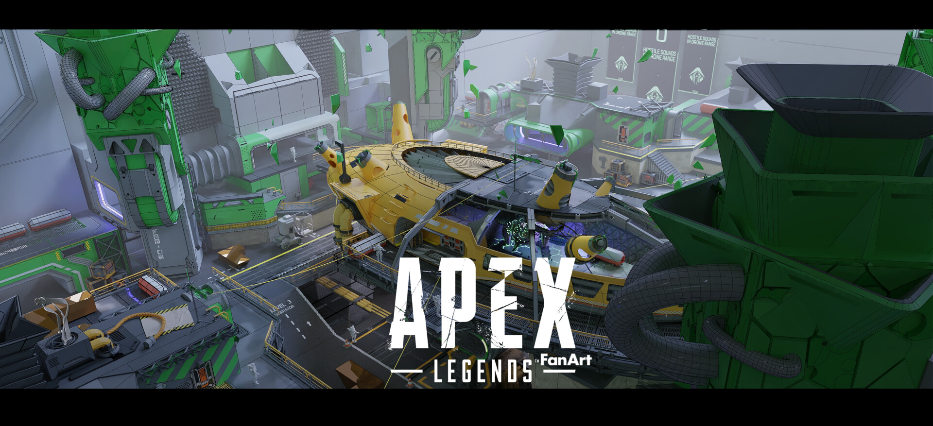 ArtStation - (Apex Legends fanart) NeuroFlux Grid