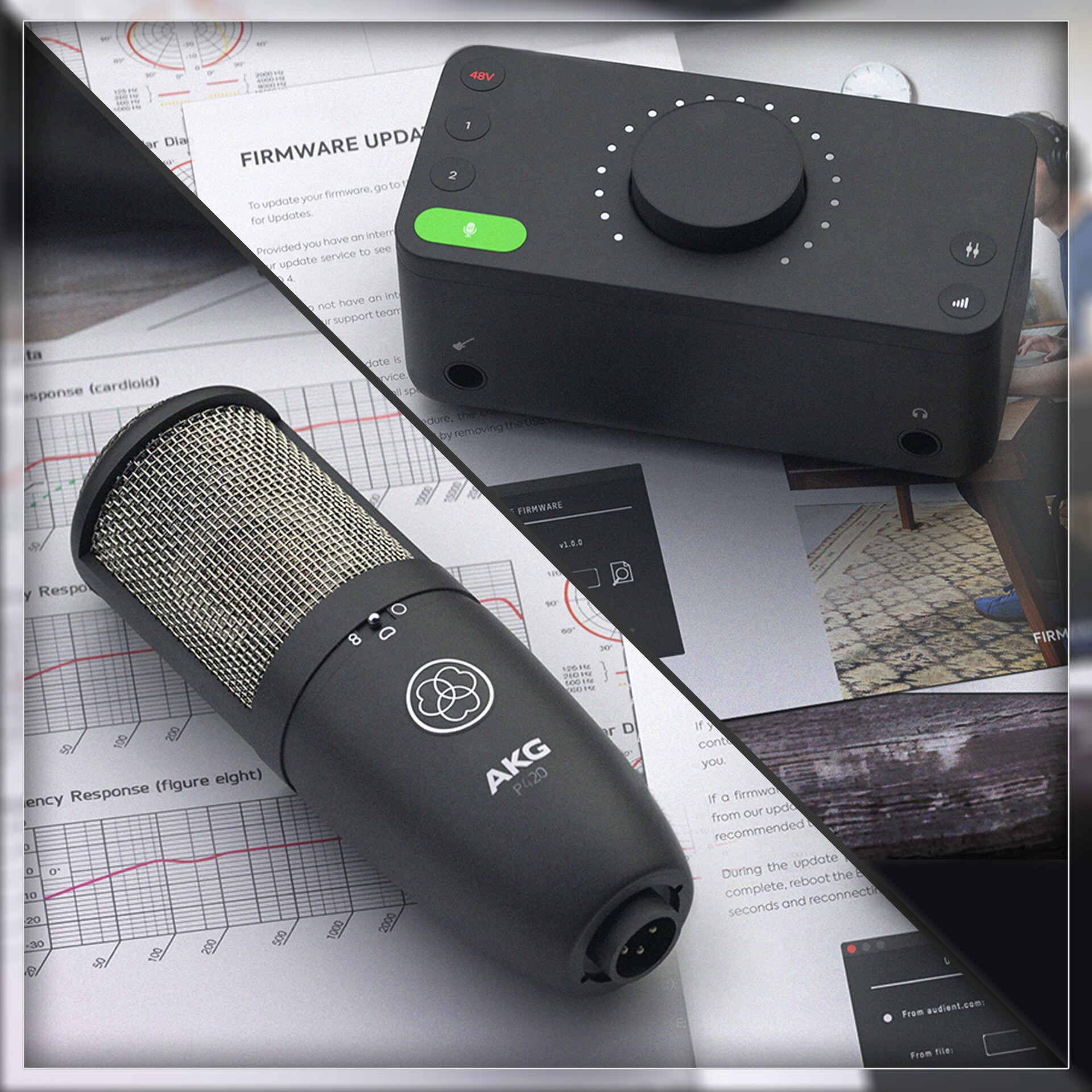 ArtStation - Audio Equipment | AKG P420/EVO4/PSA1+