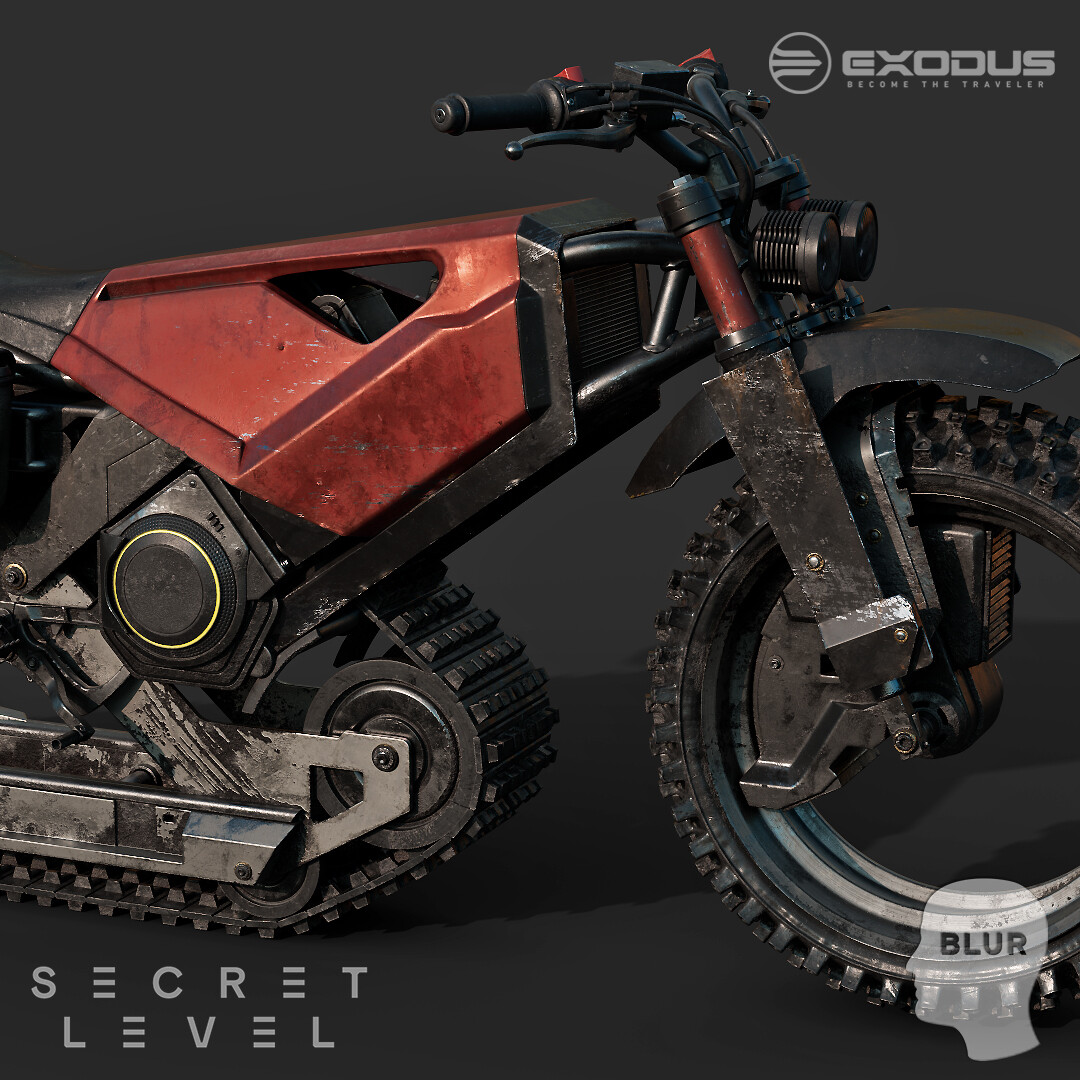 ArtStation - Secret Level E11 - Exodus: Odyssey - Mari Hanson's Bike