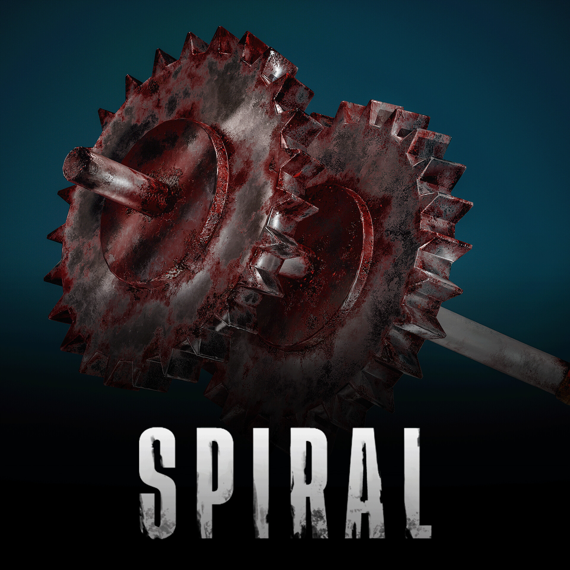 ArtStation - Spiral - Double Gear Mace