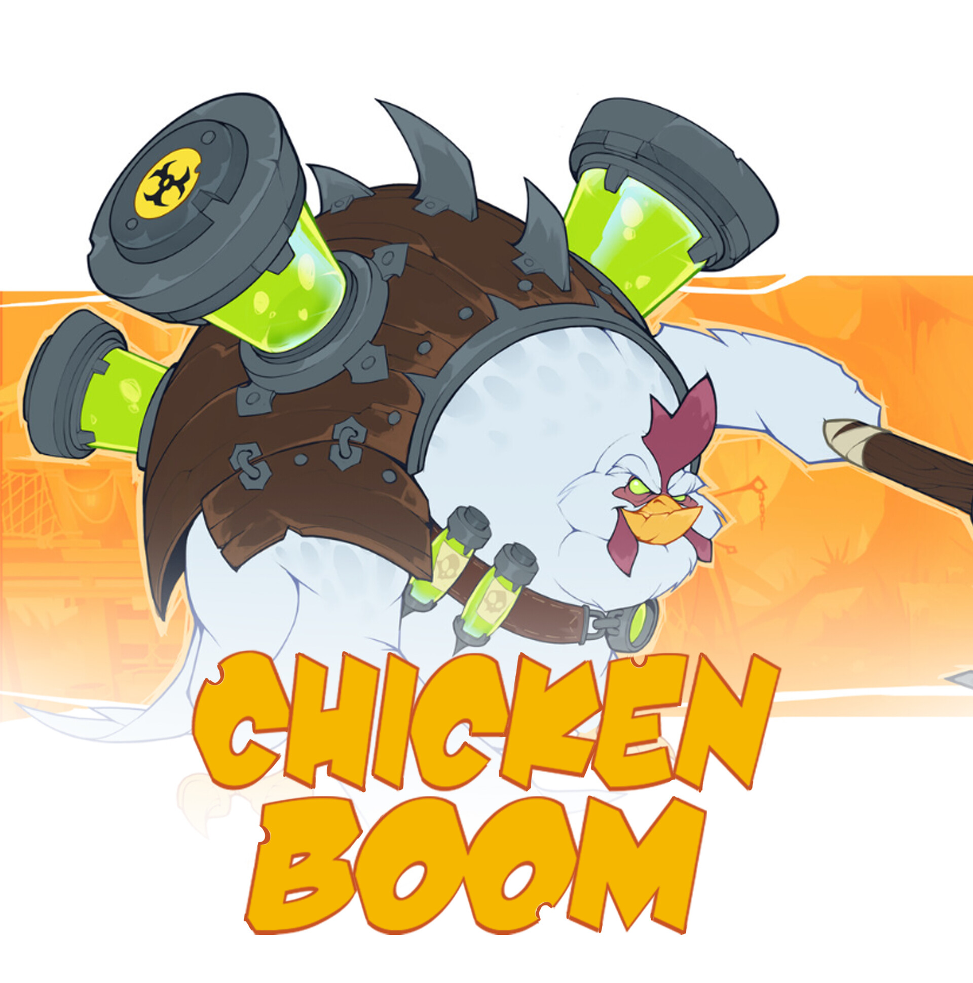 ArtStation - Chicken Boom - personal project