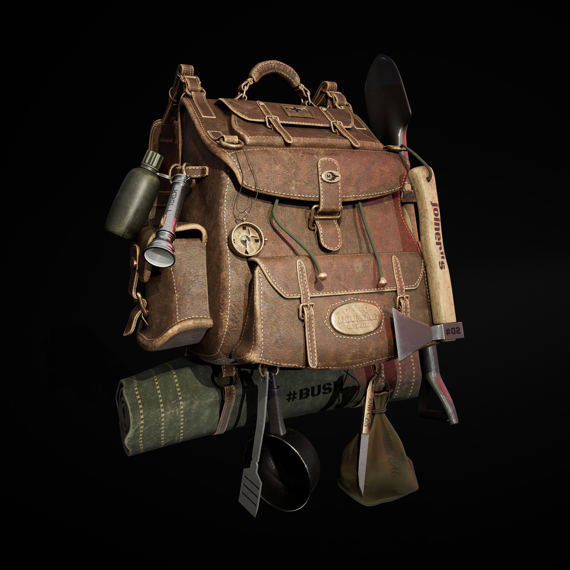 ArtStation - BUSH BAG