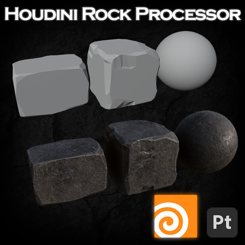 ArtStation - Houdini Rock Processor
