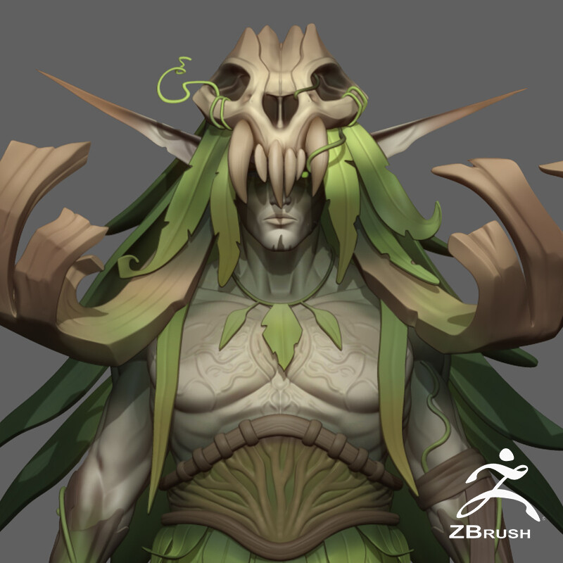 ArtStation - Wood Elf Sculpt
