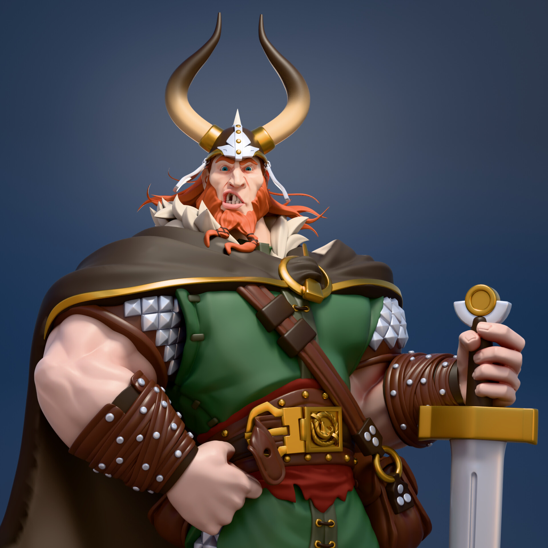 ArtStation - Viking Warrior - Sigvard the Victorious