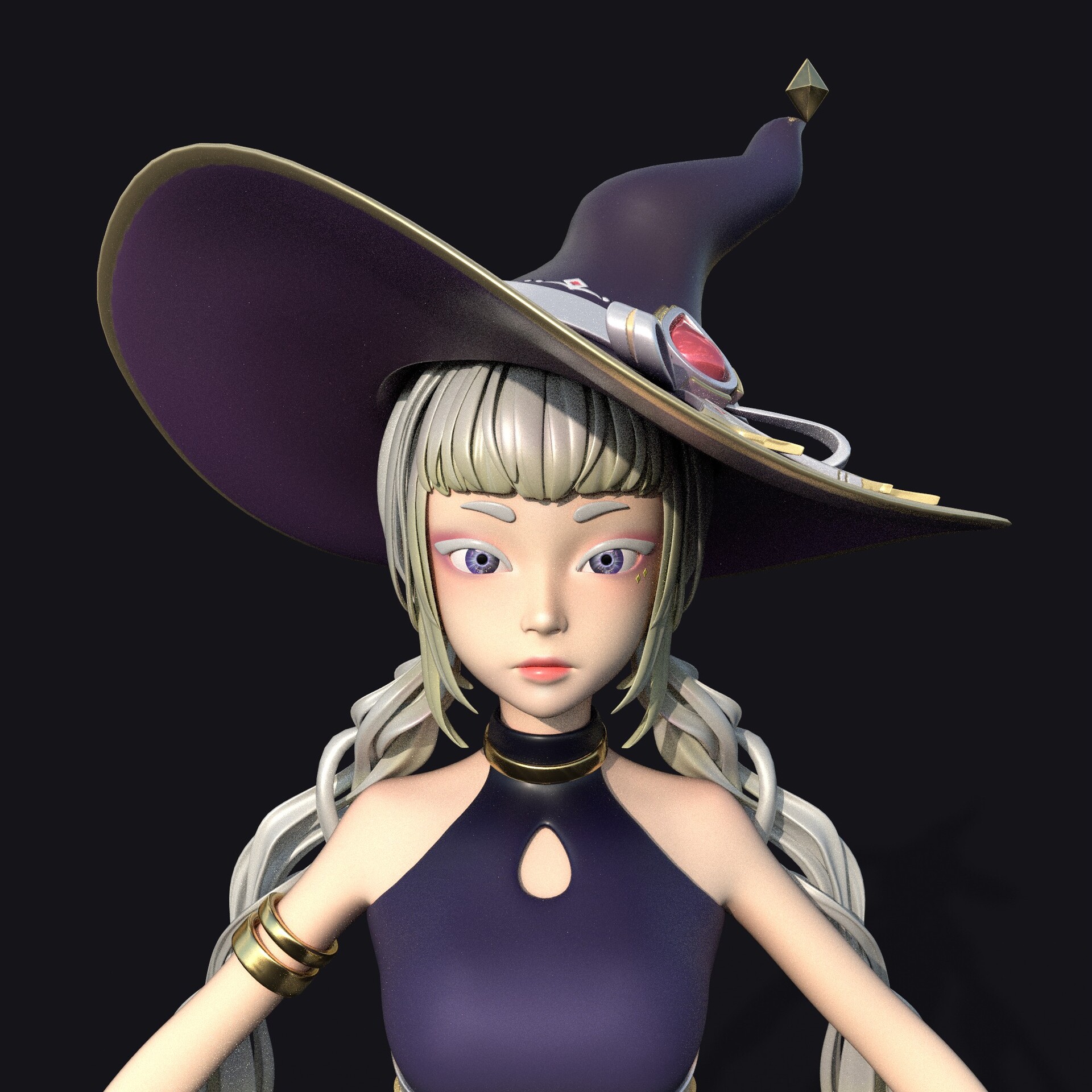 ArtStation - Stylized Witch Character