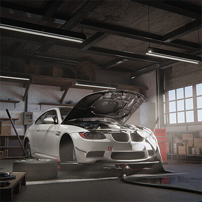 ArtStation - Red Axe Games | Car Service Simulator Cinematic Trailer