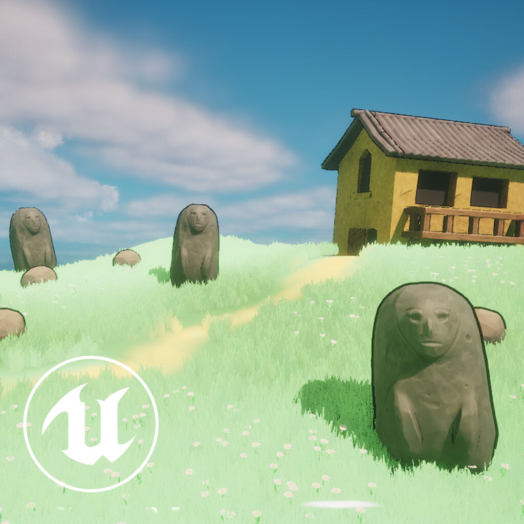 ArtStation - Ghibli Stylized Scene