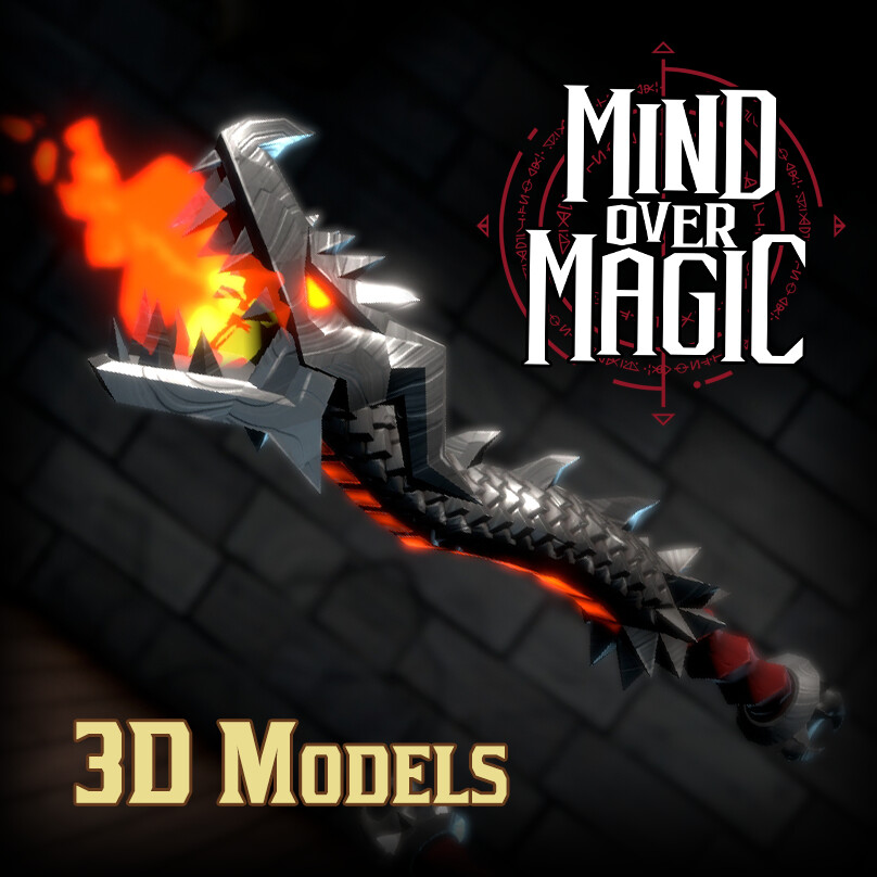 ArtStation - Mind Over Magic 3D Models