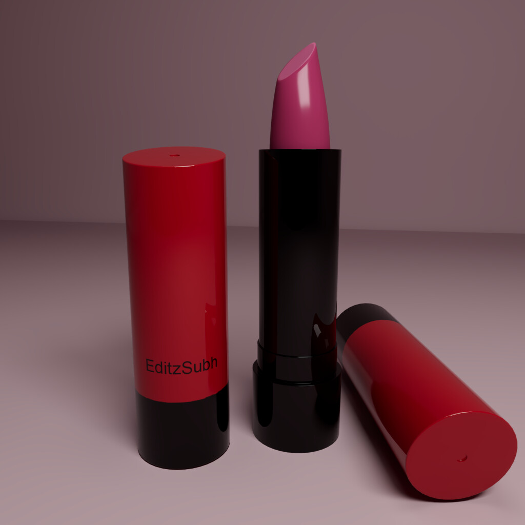 ArtStation - Realistic Lipstick 3D Model