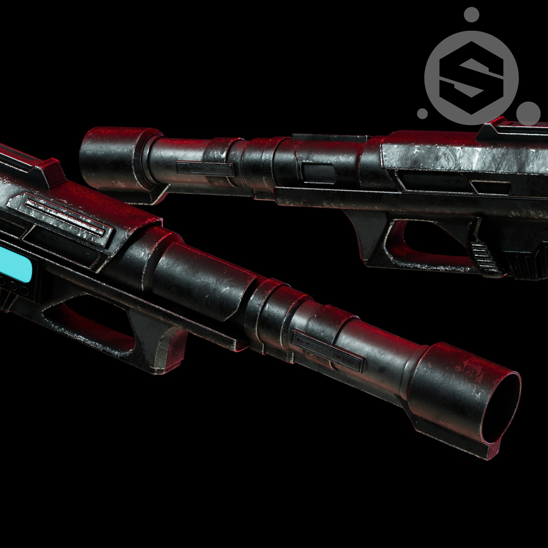 ArtStation - Scifi Rocket Launcher