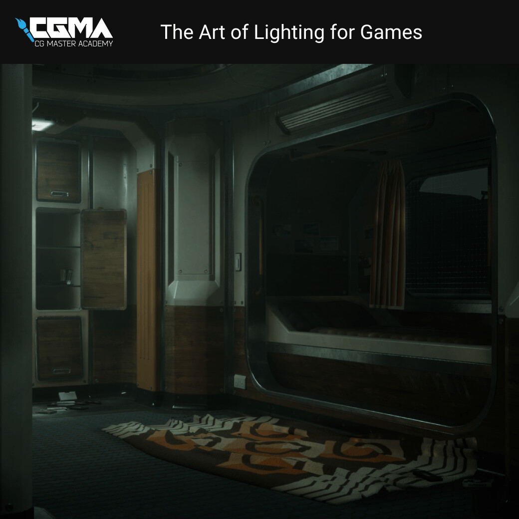 ArtStation - SciFi Bunk Relighting