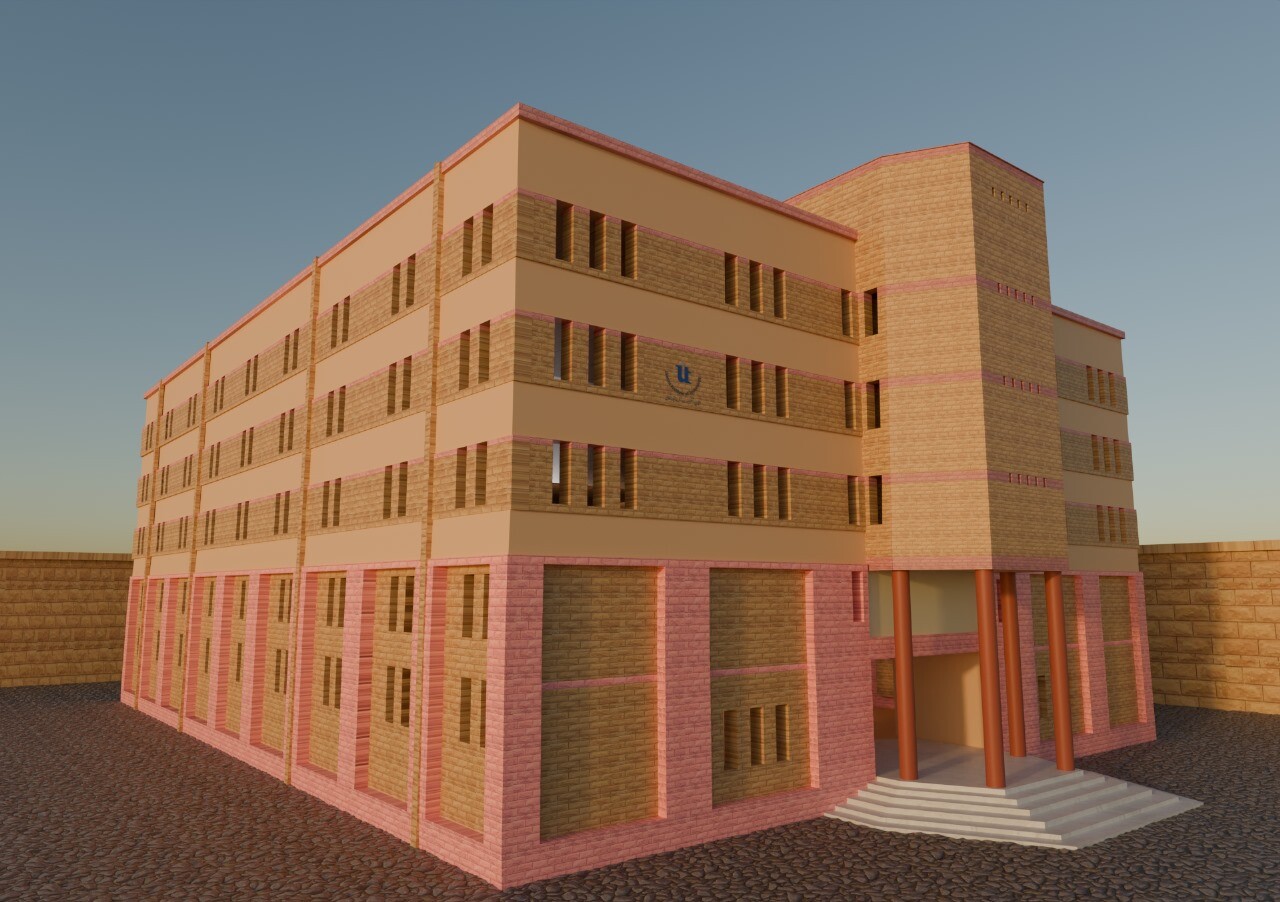 ArtStation - 3D Model of (UIT UNIVERSITY)