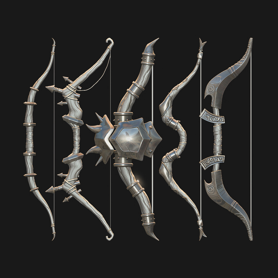 ArtStation - Stylized Bows