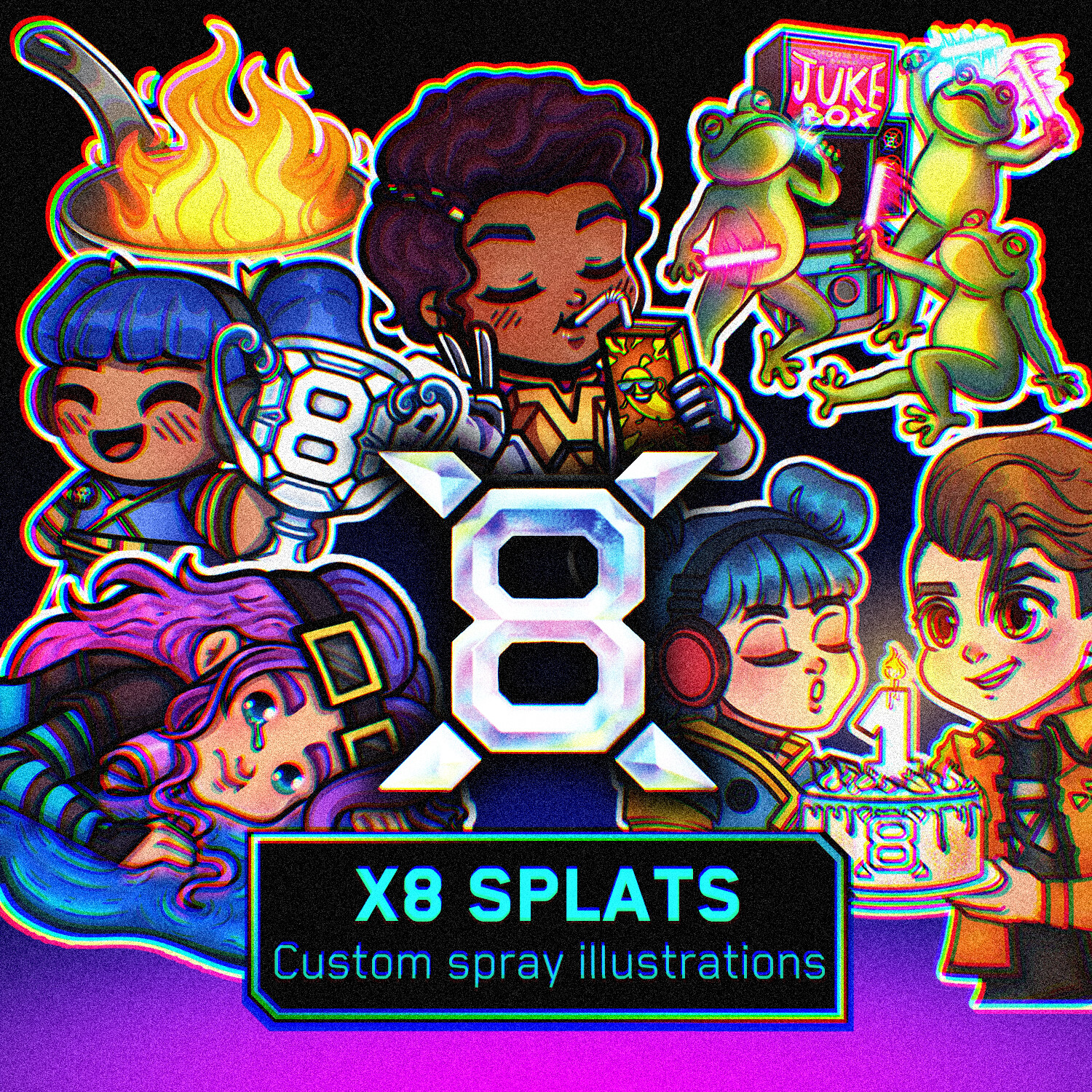 ArtStation - X8: Splat Tags