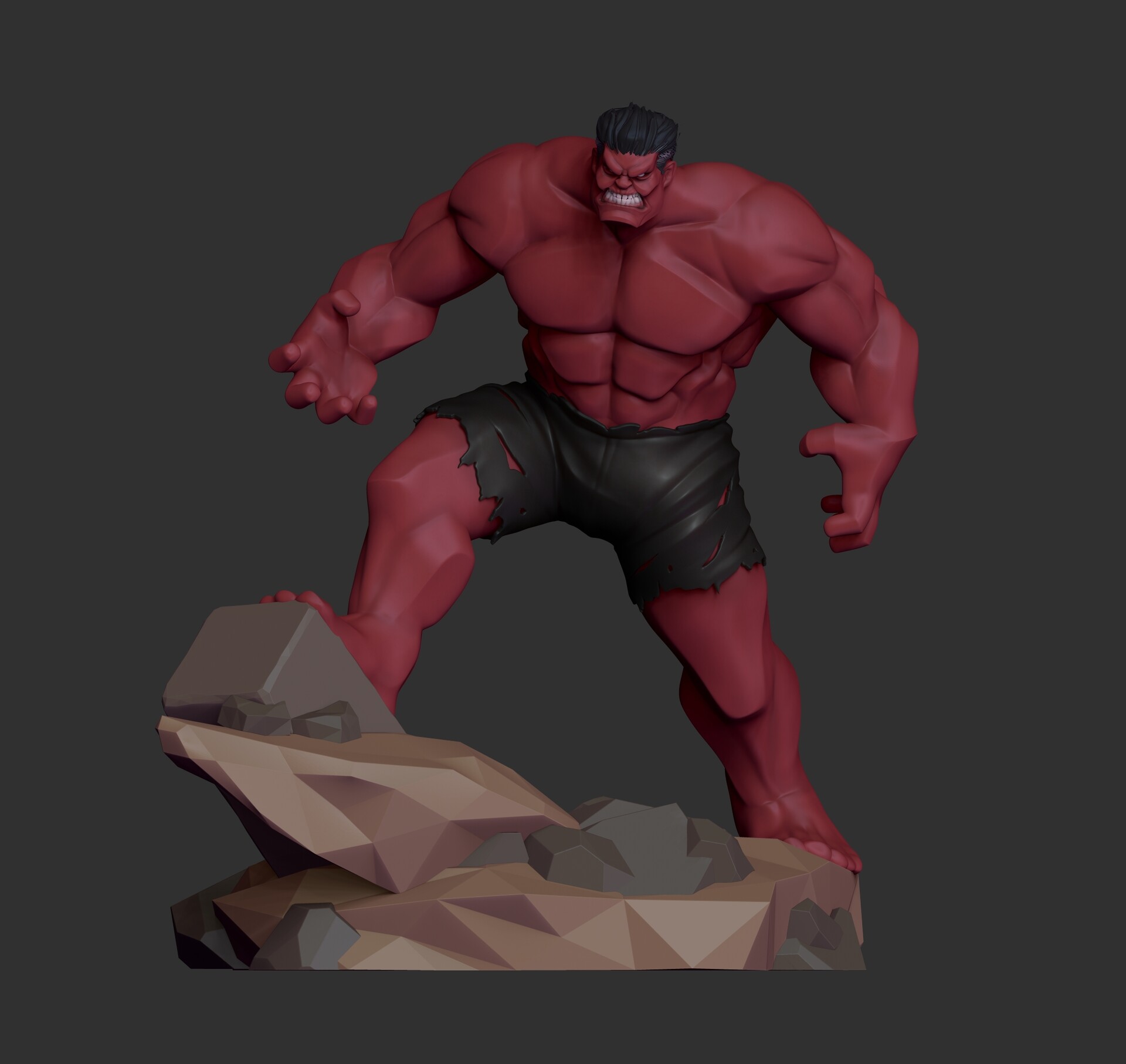 ArtStation - Red Hulk