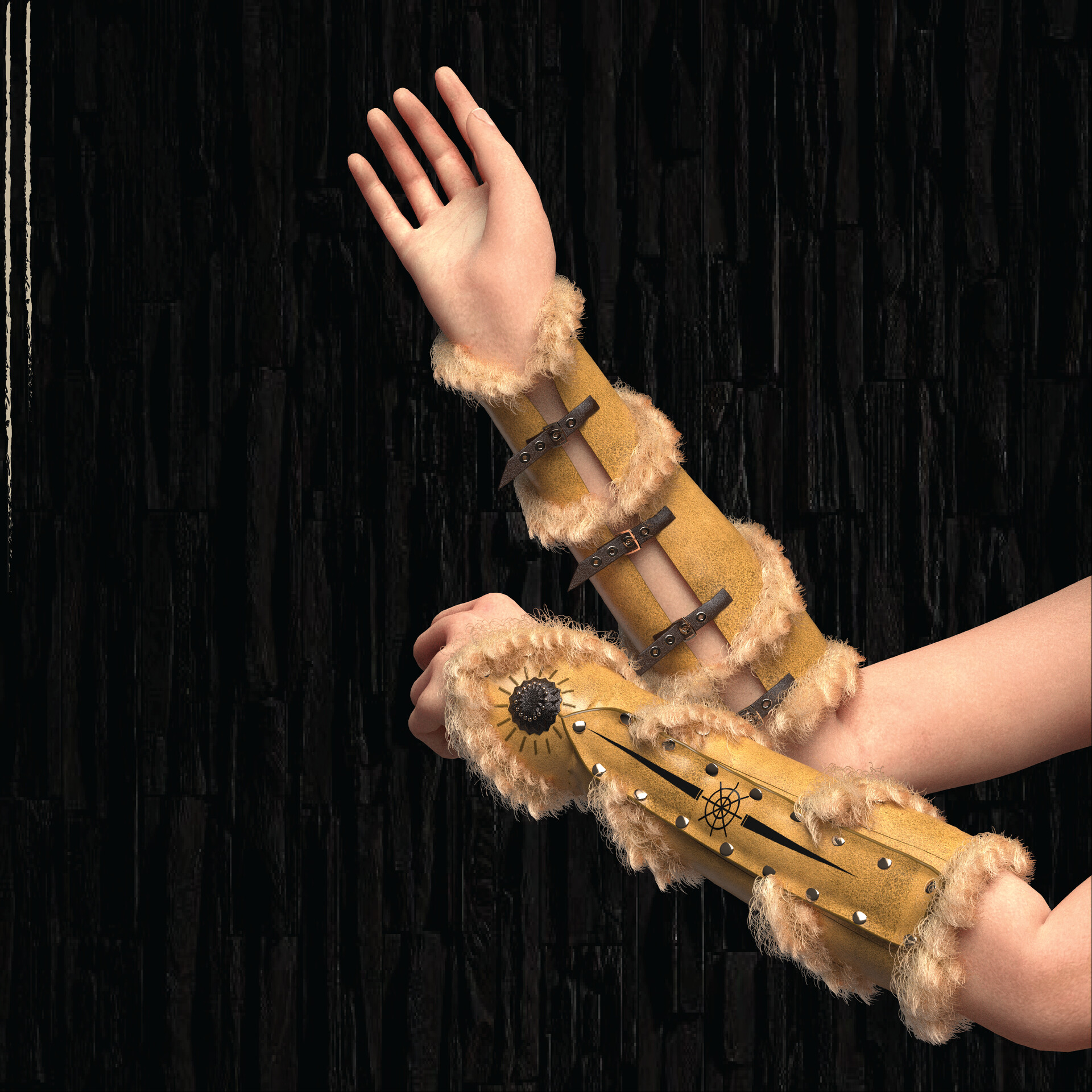 ArtStation - 10 WOMEN`S BRACER (MARVELOUS AND CLO3D)( ZPRJ,FBX,OBJ)