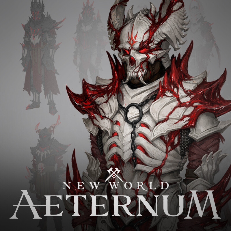 ArtStation - New World Aeternum - Corrupted Ivory Armor