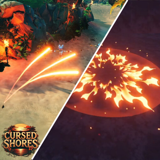 ArtStation - Cursed Shores VFX - Fire and Flames