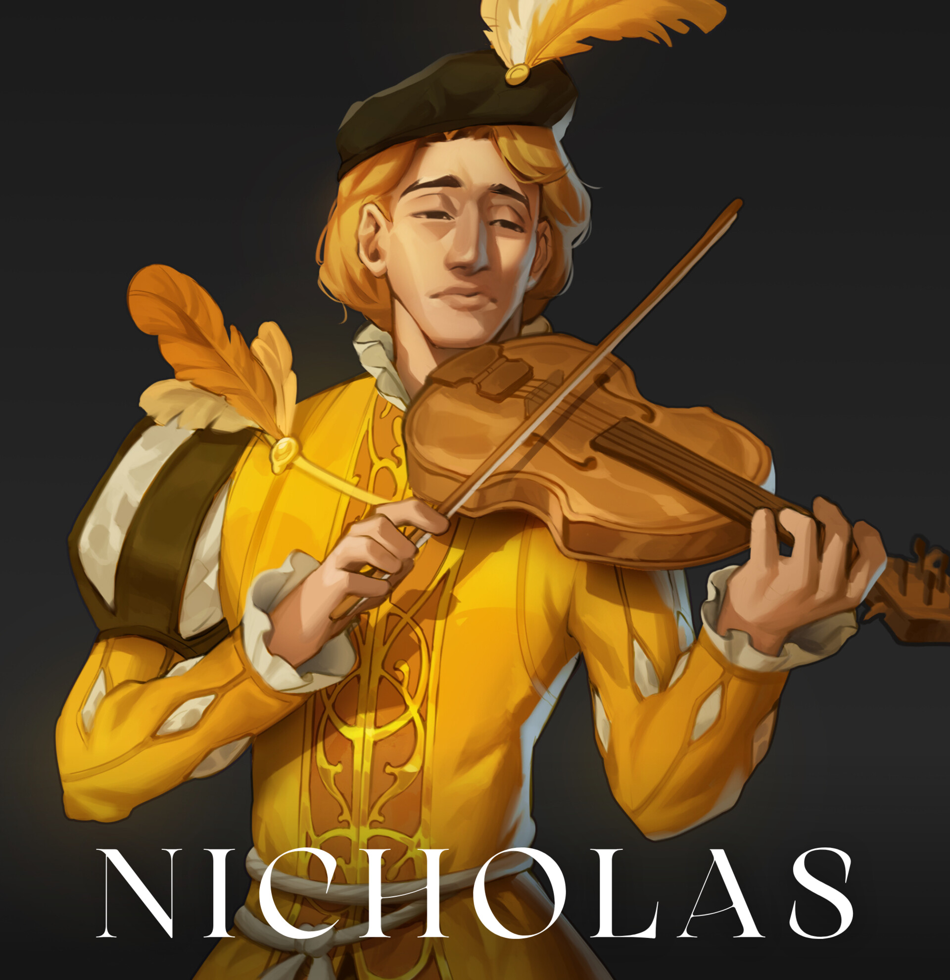 ArtStation - Nicholas - The Devoted Violinist