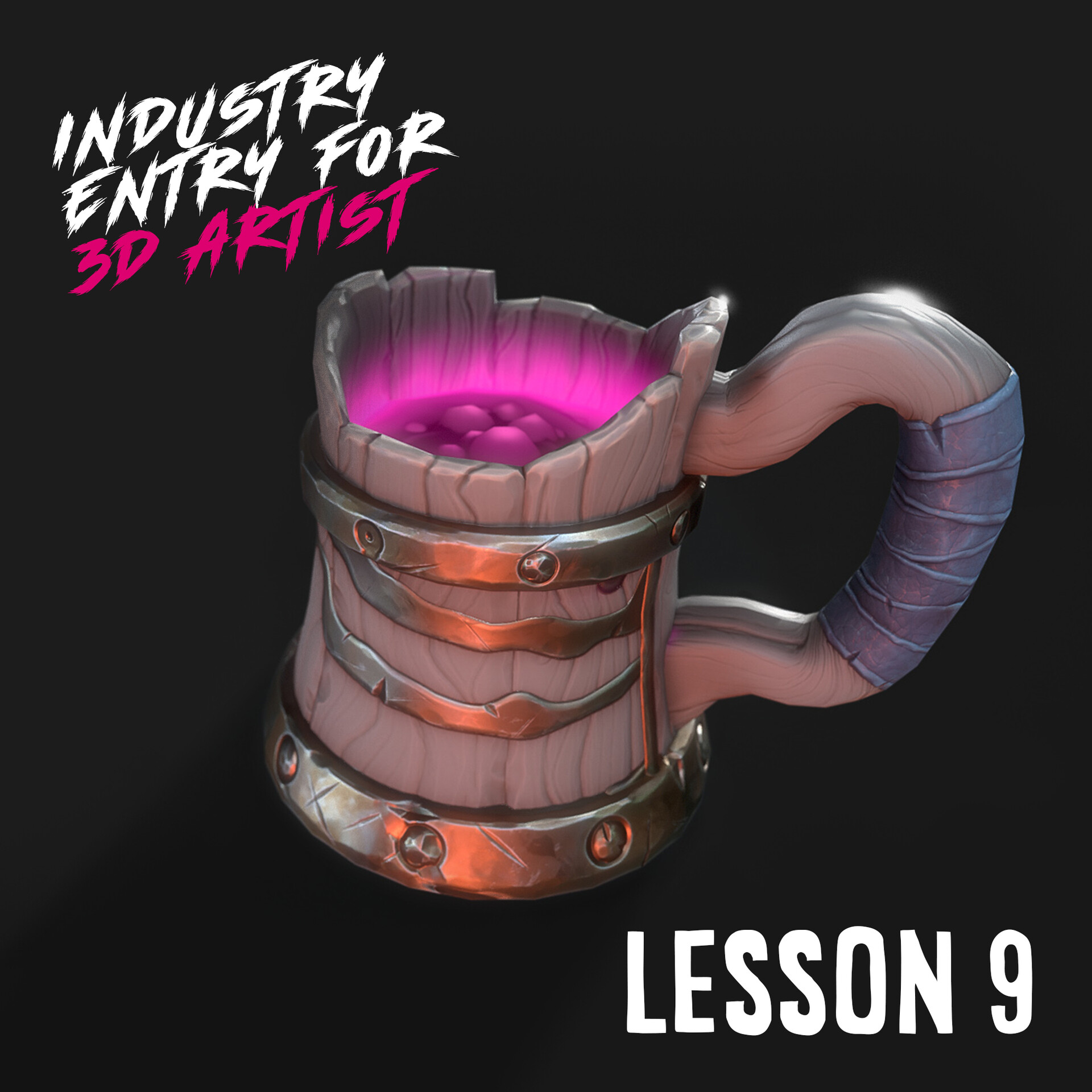 ArtStation - Stylized Mugs | Lesson 9